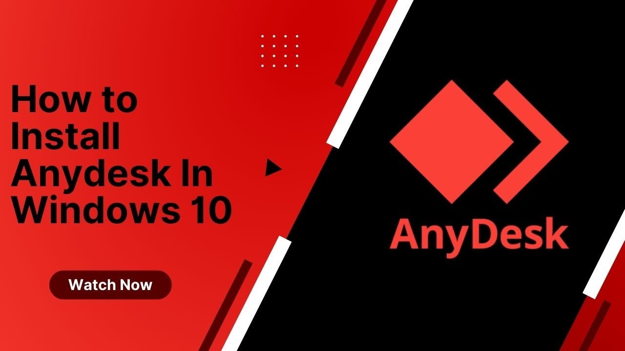 How to Install Anydesk In Windows 10 - YouTube