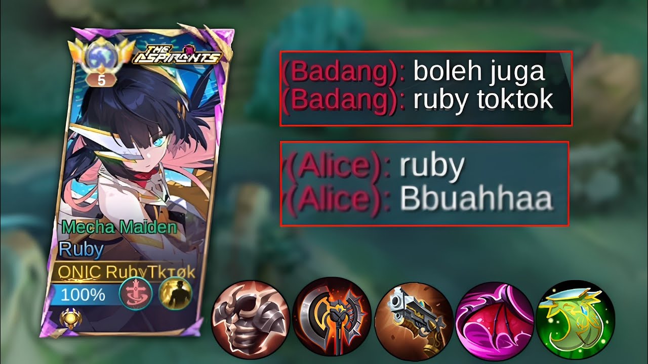 Item Ruby Buat Alice Kena Mental, Build Ruby Full Spellvamp, Full ...