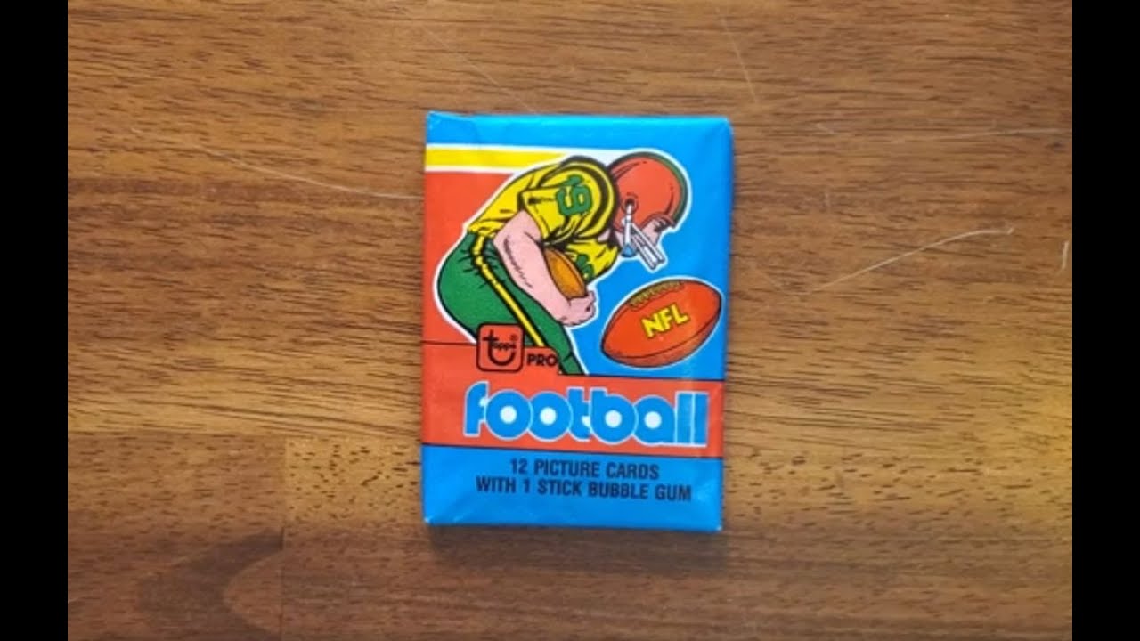 1979 TOPPS NFL FOOTBALL CARDS VINTAGE WAX PACK OPENING RIP! 2 HALL OF ...