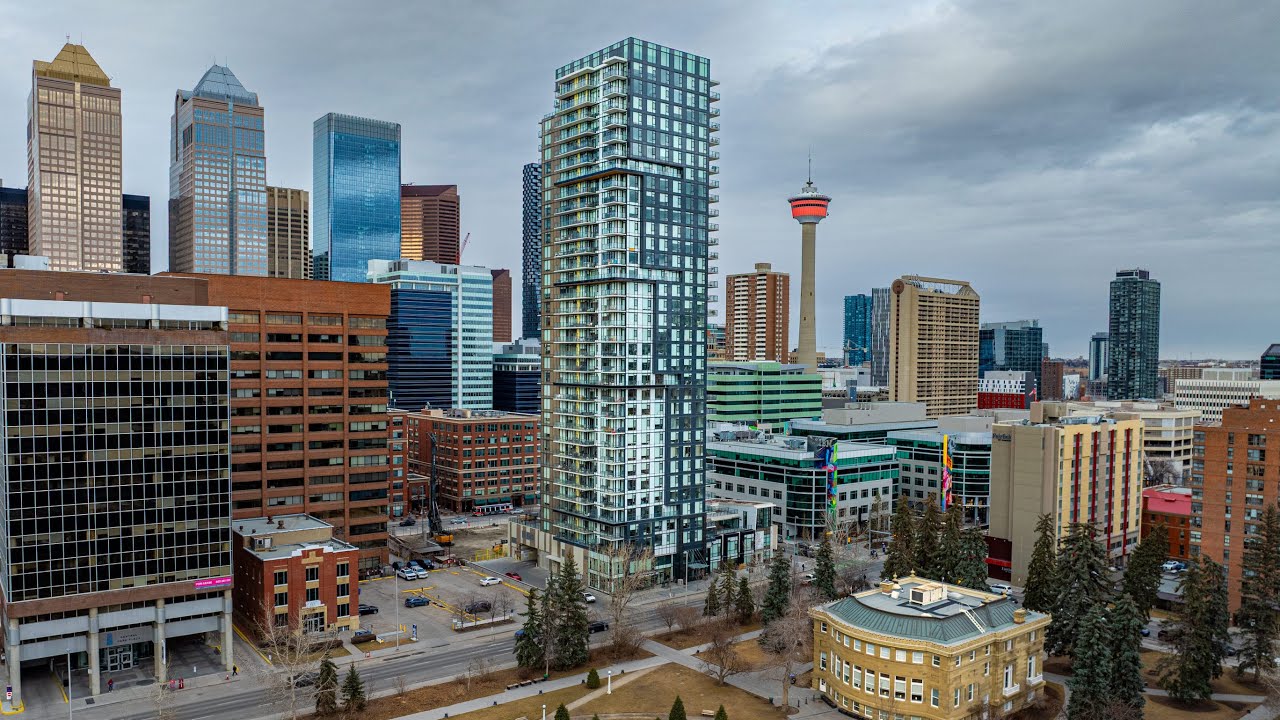 1608, 310 12 Avenue SW - Park Point in the Beltline, Calgary - YouTube
