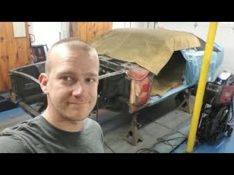 1969 Mustang Front Clip Metal Replacement (part1) - YouTube