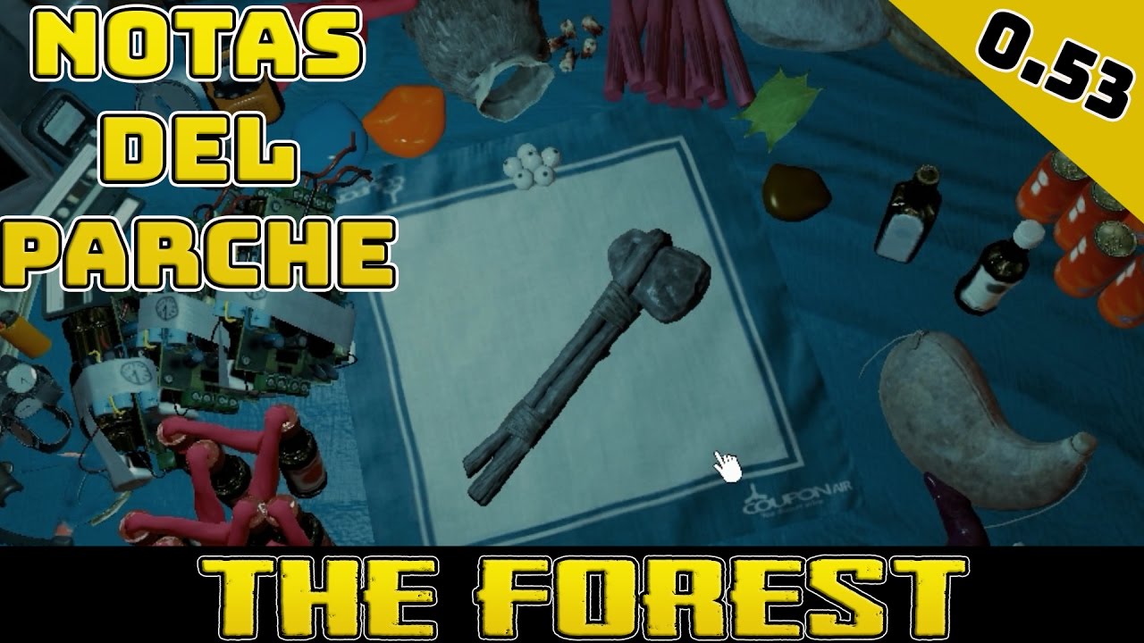 The Forest 0.53 - Notas del Parche Español - El Martillo - YouTube