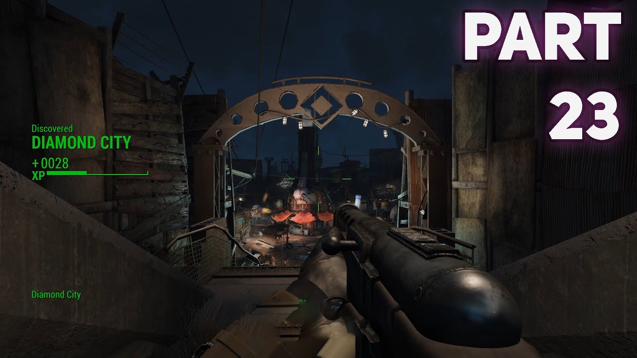 Fallout 4 - Part 23 - DIAMOND CITY - Walkthrough Playthrough Gameplay ...