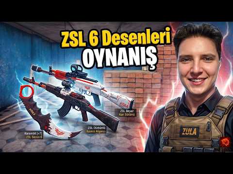 TR'DE İLK! YENİ ZSL 6 desenleri ile İLK TK! (Zula Yeni ZSL Desenleri oynanış)