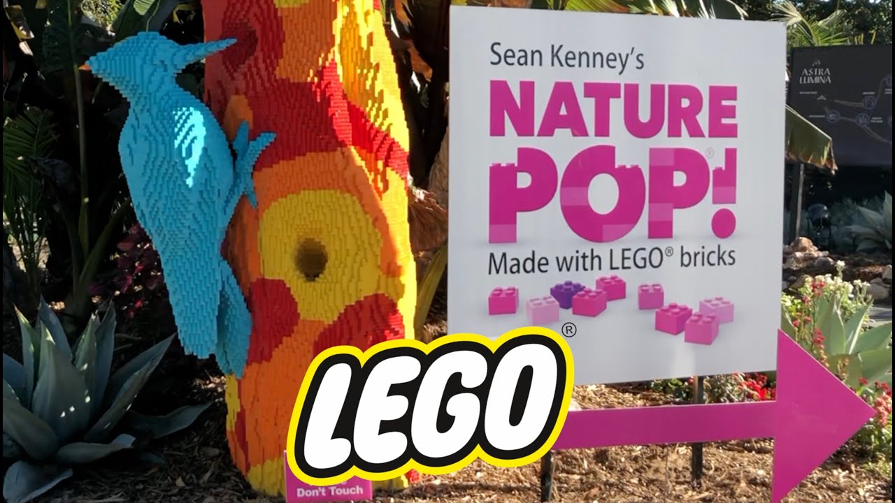 Nature Pop! Exhibit @ South Coast Botanic Garden. 80 Lego sculptures ...