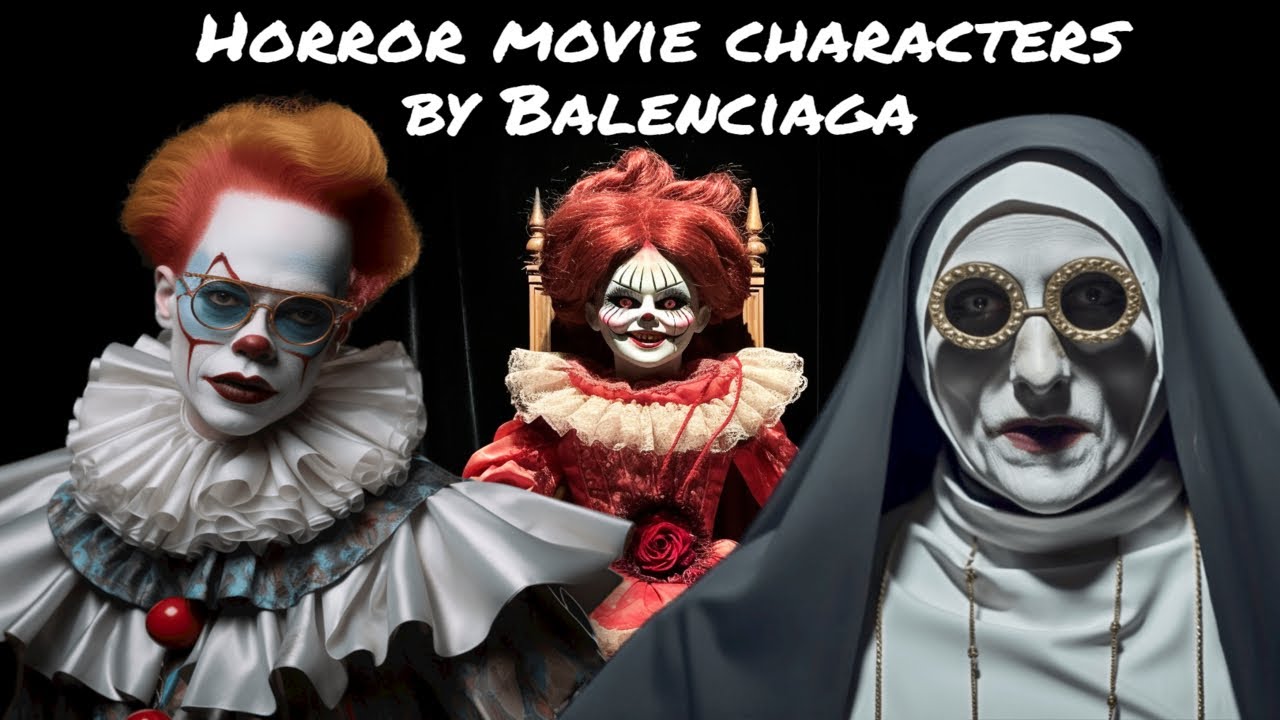 Horror movie characters by Balenciaga (movie trailers 2023) - YouTube