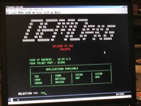 TSO ISPF Lesson1 Logon - Introduction to Sign On - YouTube