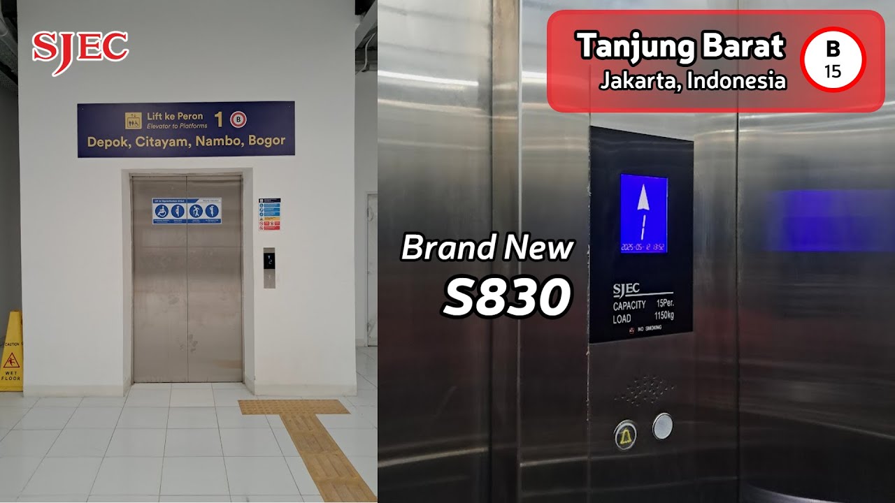 SJEC Elevator - Tanjung Barat Railway Station, Jakarta, ID (Platforms ...