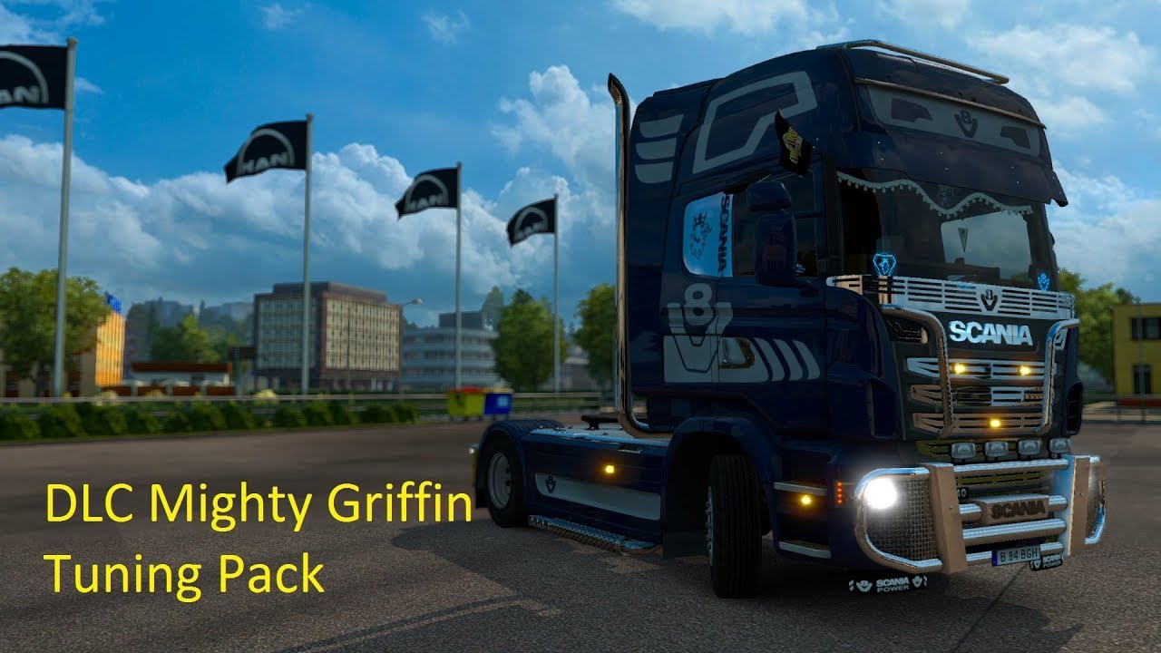 ETS2! Scania Mighty griffin tuning pack DLC - YouTube