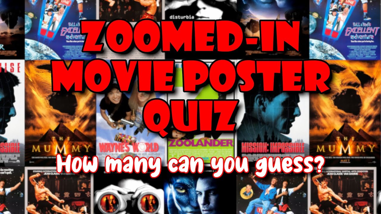 Zoomed-In Movie Poster Quiz! | Test Your Film Knowledge! - YouTube