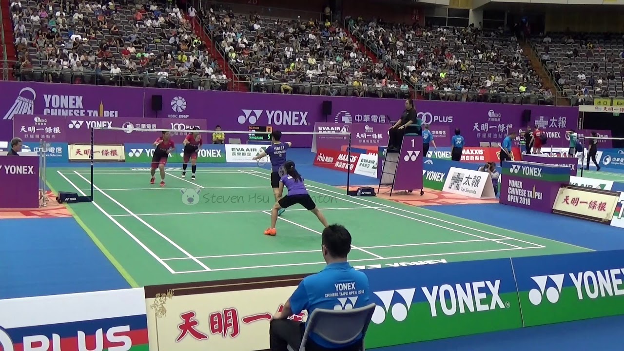 20181003Taipei Open WD NG Tsz Yau+YUEN Sin Ying (HK) vs CHANG Ching Hui ...