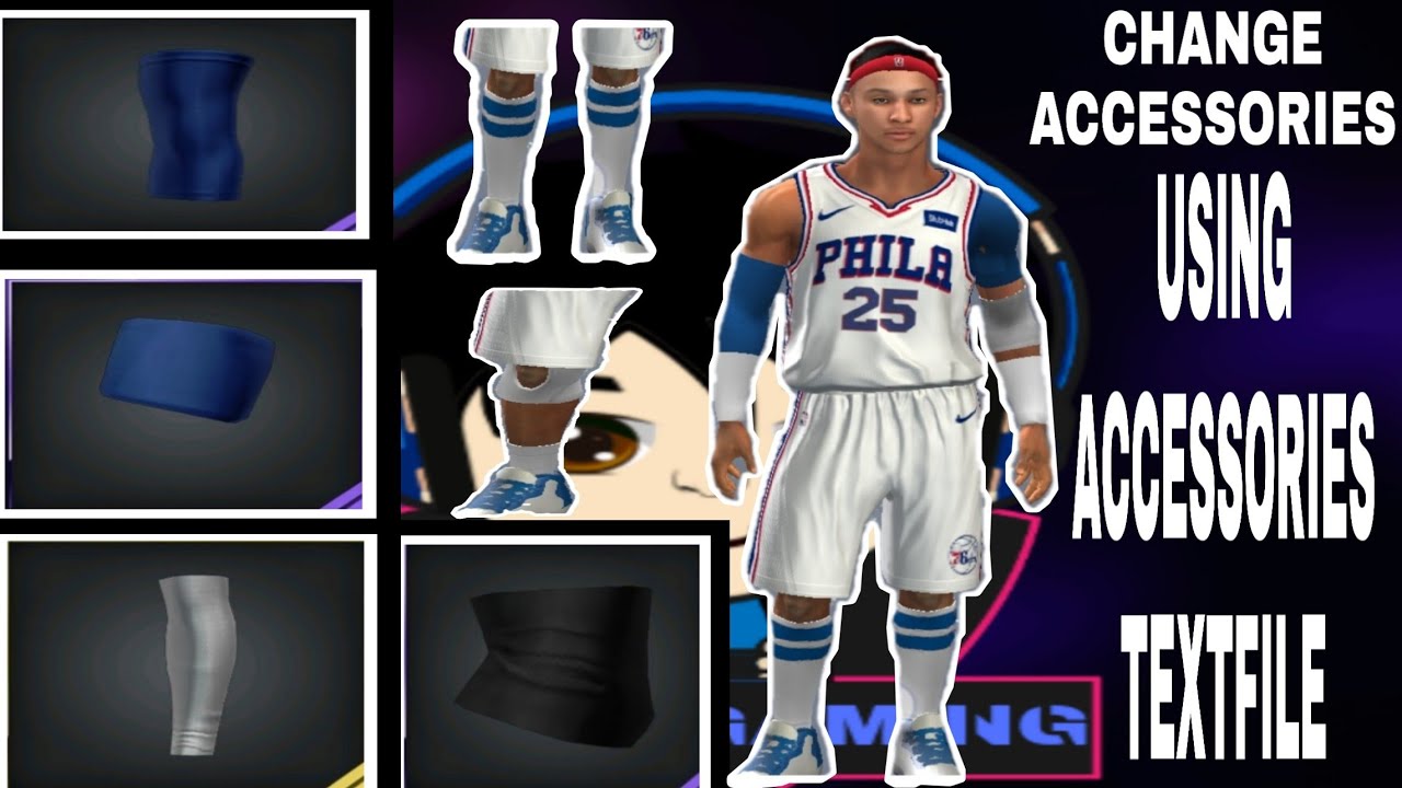 CHANGE ARM SLEEVE, WRIST, SOCKS,UNDERSHIRT AND LEG ACCESSORIES NBA 2K20 ...