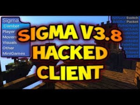 Sigma Hacked Client - Minecraft - 1.8 x - YouTube