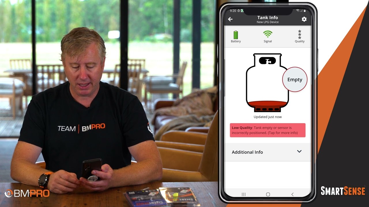 Gas Bottle Sensor Unboxing And Easy Setup | SmartSense by BMPRO - YouTube