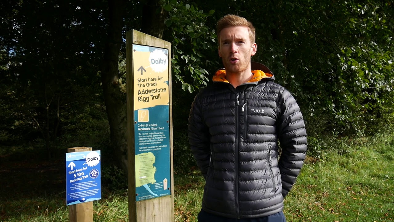 Dalby Forest Running Trails - Adderstone 5km - YouTube
