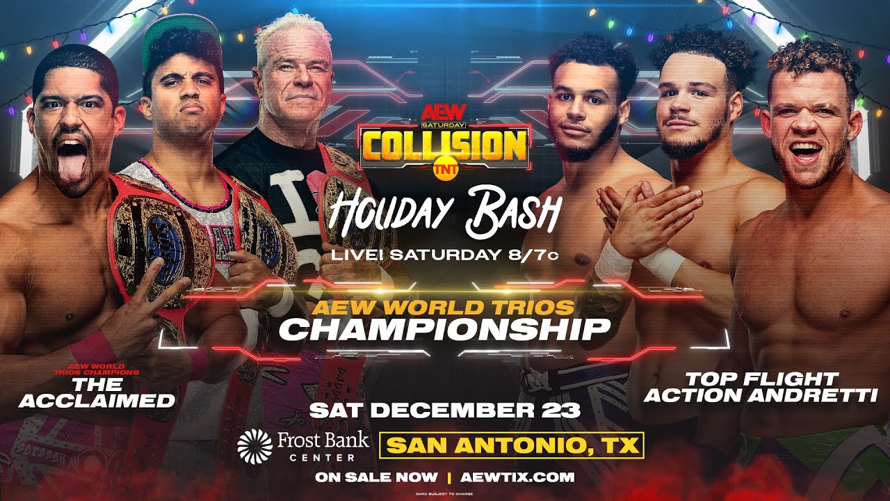 AEW World Trios Championship | The Acclaimed vs Top Flight | AEW ...
