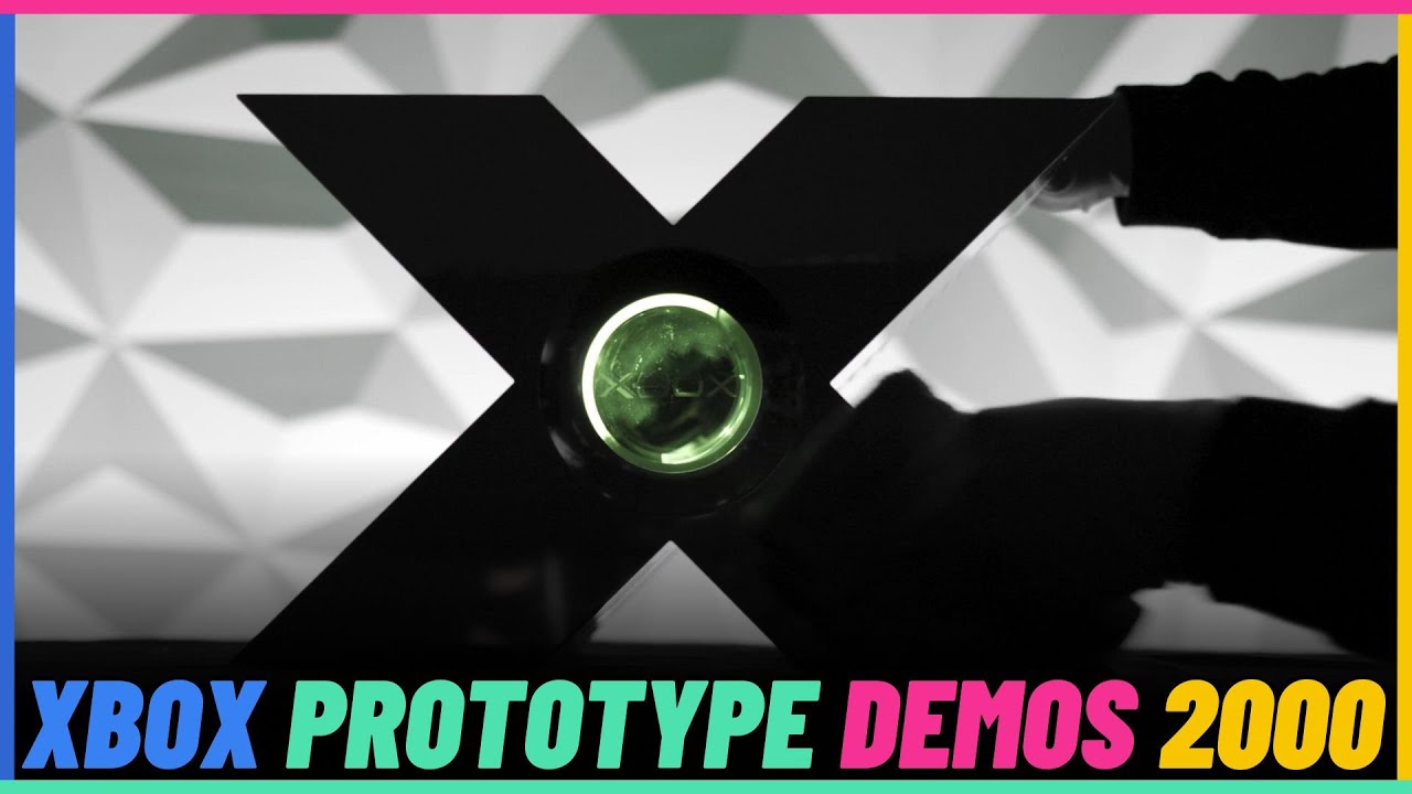 XBOX Prototype Console & Demos In 2000 - YouTube