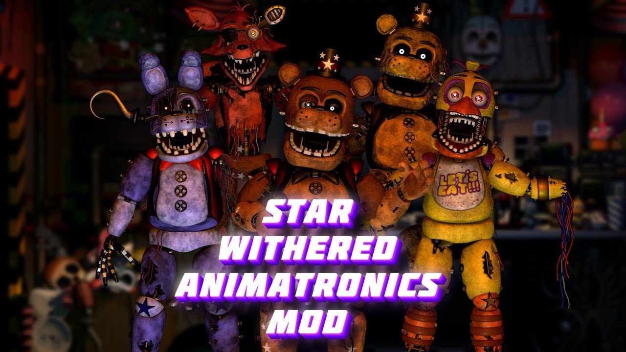 After the star toy animatronics, here are the withered star ...