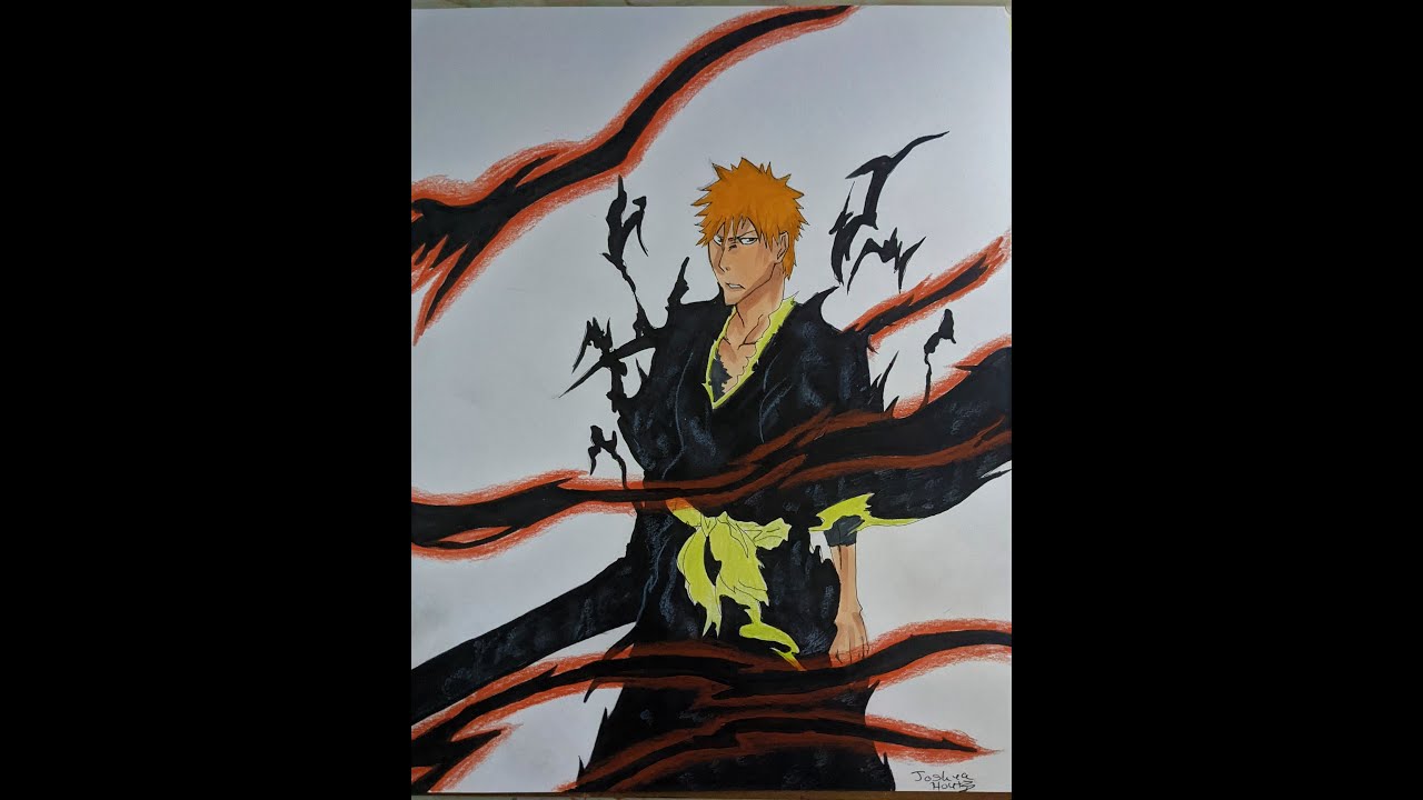 Drawing Ichigo Kurosaki Fullbring From Bleach - YouTube