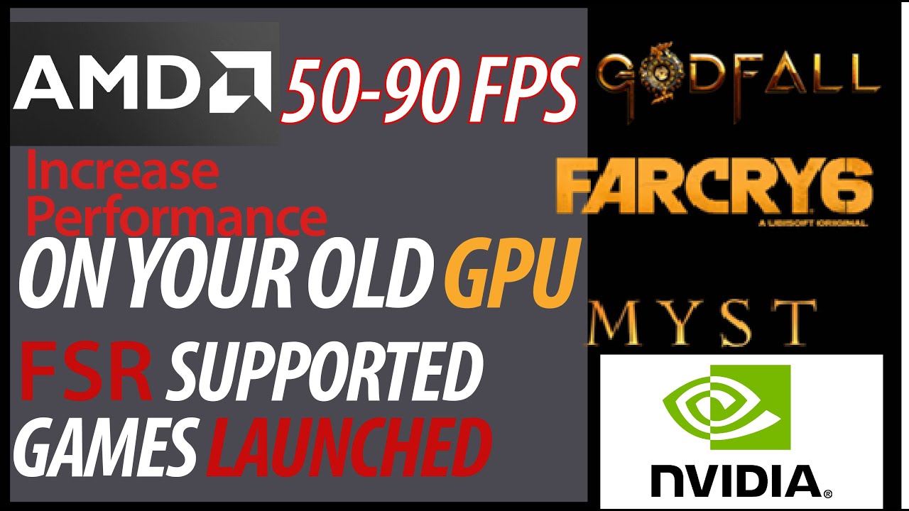 AMD FSR Games LAUNCHED | AMD FidelityFX Super Resolution more fps from ...