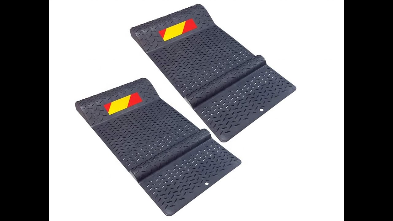 Vehicle Stop Aid Assist Rubber Bump Guide Park Aid Floor Mats Parking ...