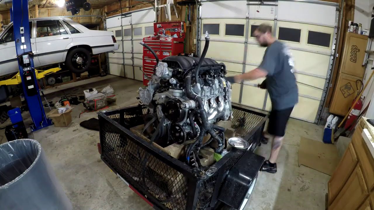 l83 prep for engine stand - YouTube