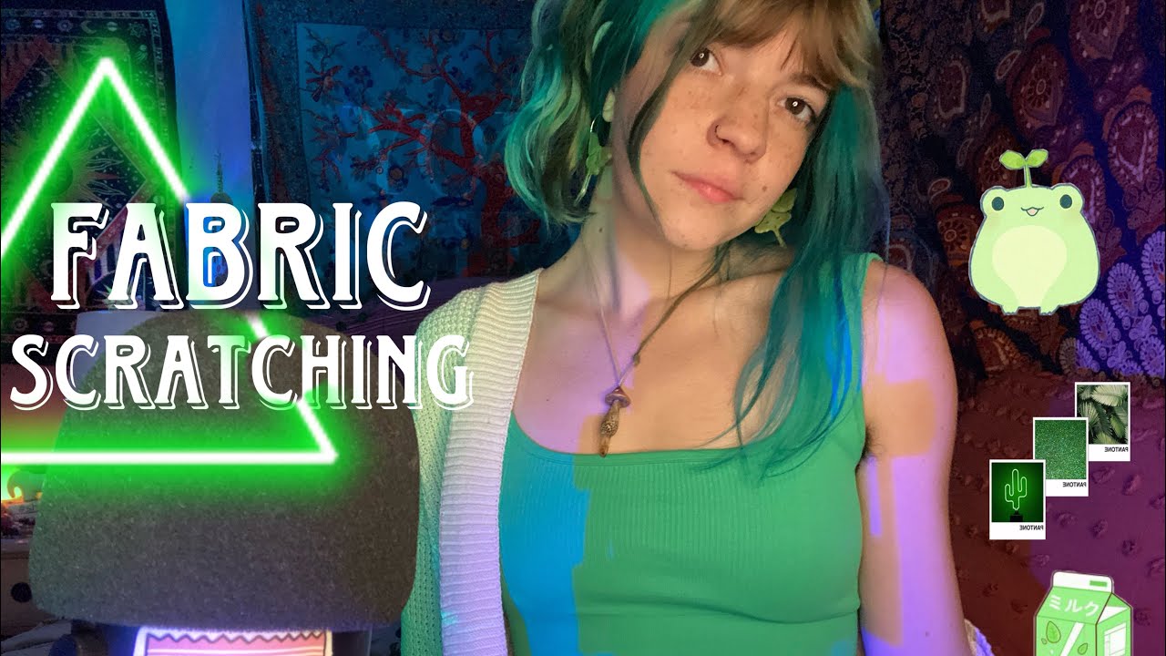 ASMR Fast Fabric Scratching + Hand Sounds, M0uth Sounds & Mic Gripping ...