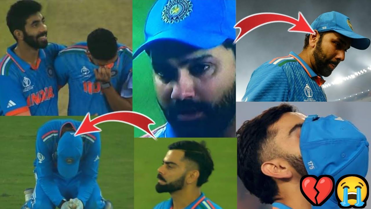 Virat Kohli & Rohit Sharma Crying After Losing Final | Indian Players ...