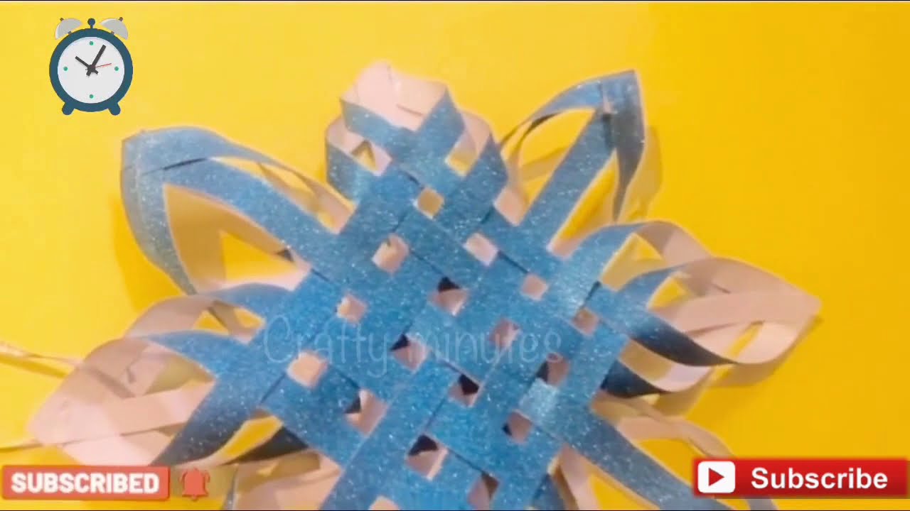 DIY beautiful paper hanging for decoration - how to make paper latkan ...