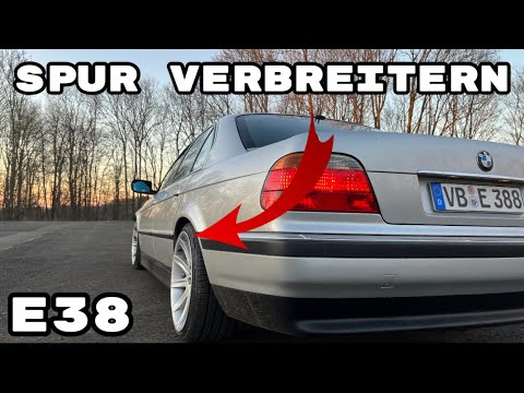 Breite Spur für den 7er😏 SCC Spurplatten verbauen | BMW E38 728i ...