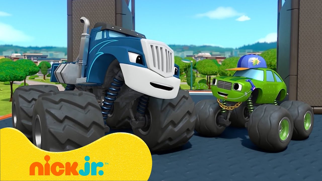 Bucket Truck Blaze Rescues the Boingies! | Blaze and the Monster ...