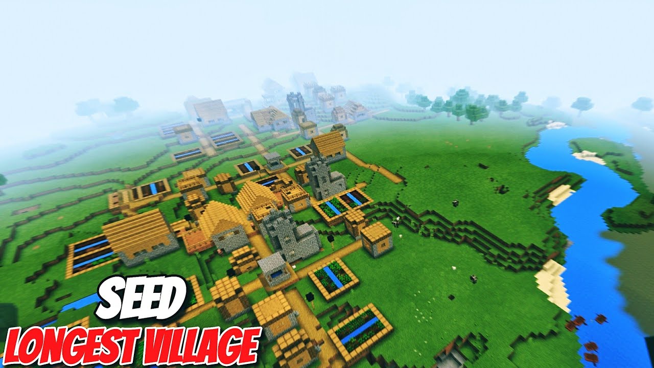 BEST MINECRAFT(CRAFTSMAN BEST SEEDS)VILLAGE SEED! LONGEST VILLAGE SEED ...