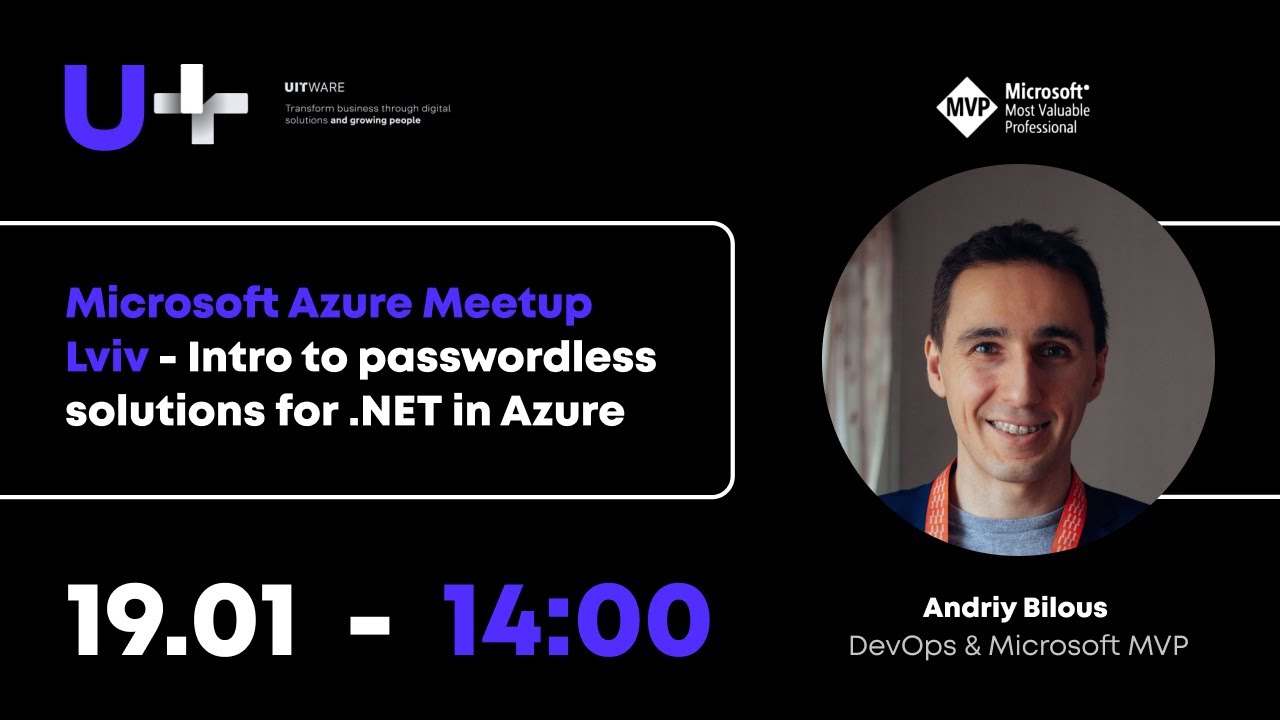 Microsoft Azure Meetup Lviv - Intro to passwordless solutions for .Net ...