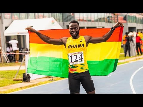 Edwin Gadayi 🇬🇭 wins men’s 200m heat 2. 20.90sec. CAA Region ii ...