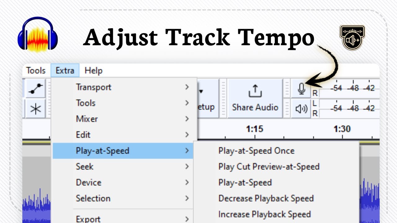 How to speed up audio using Audacity (Track Modified) - YouTube