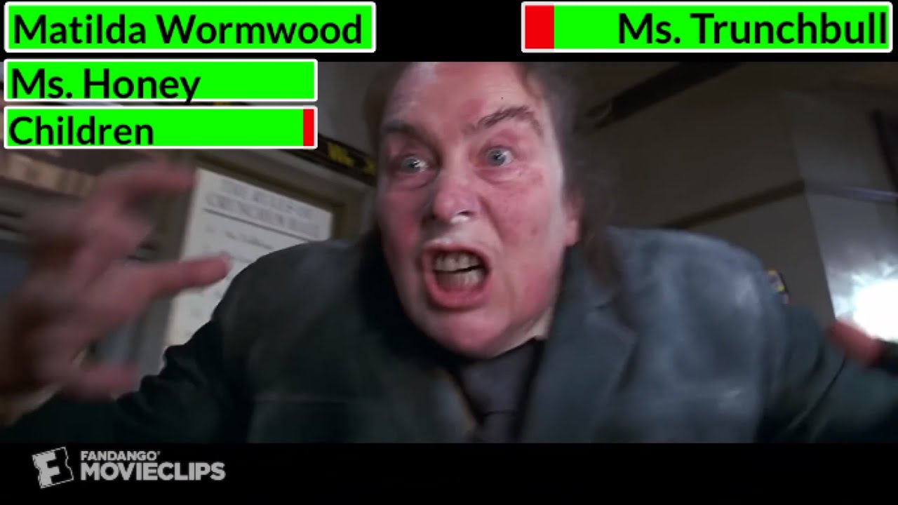 Matilda (1996) Final Battle with healthbars - YouTube