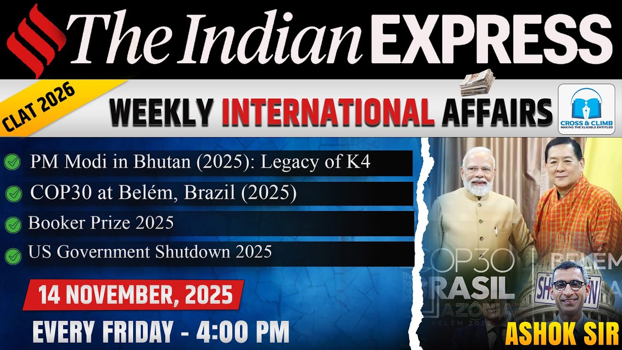 The Indian Express Newspaper Analysis for CLAT 2026 | Daily Current ...