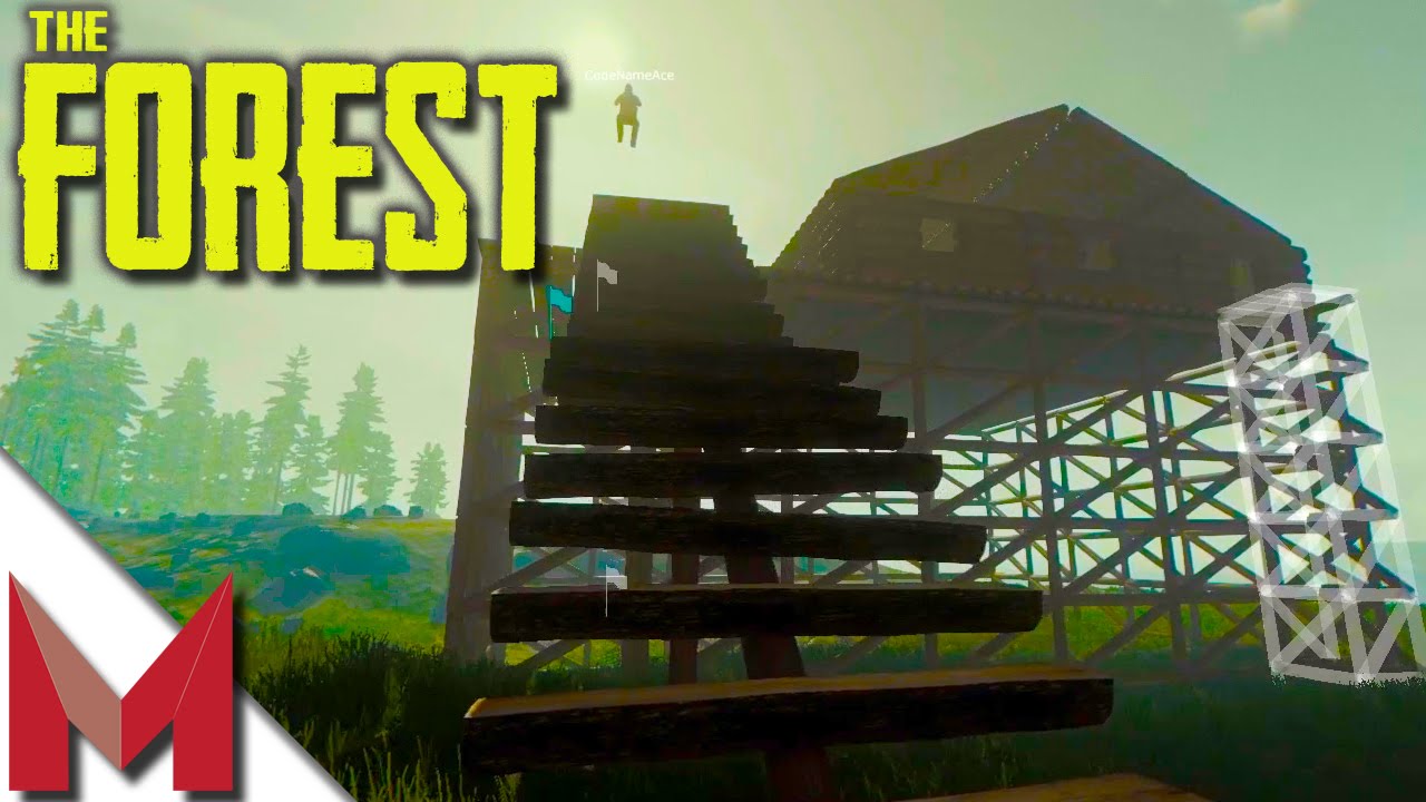 USING ARMSY TO LUMBERJACK AND EPIC HOUSE - THE FOREST GAMEPLAY - Ep6 ...
