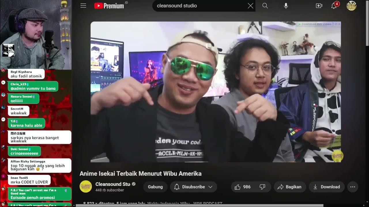Khusus Member - React Cleandsound Isekai Terbaik Menurut Wibu Amerika - YouTube