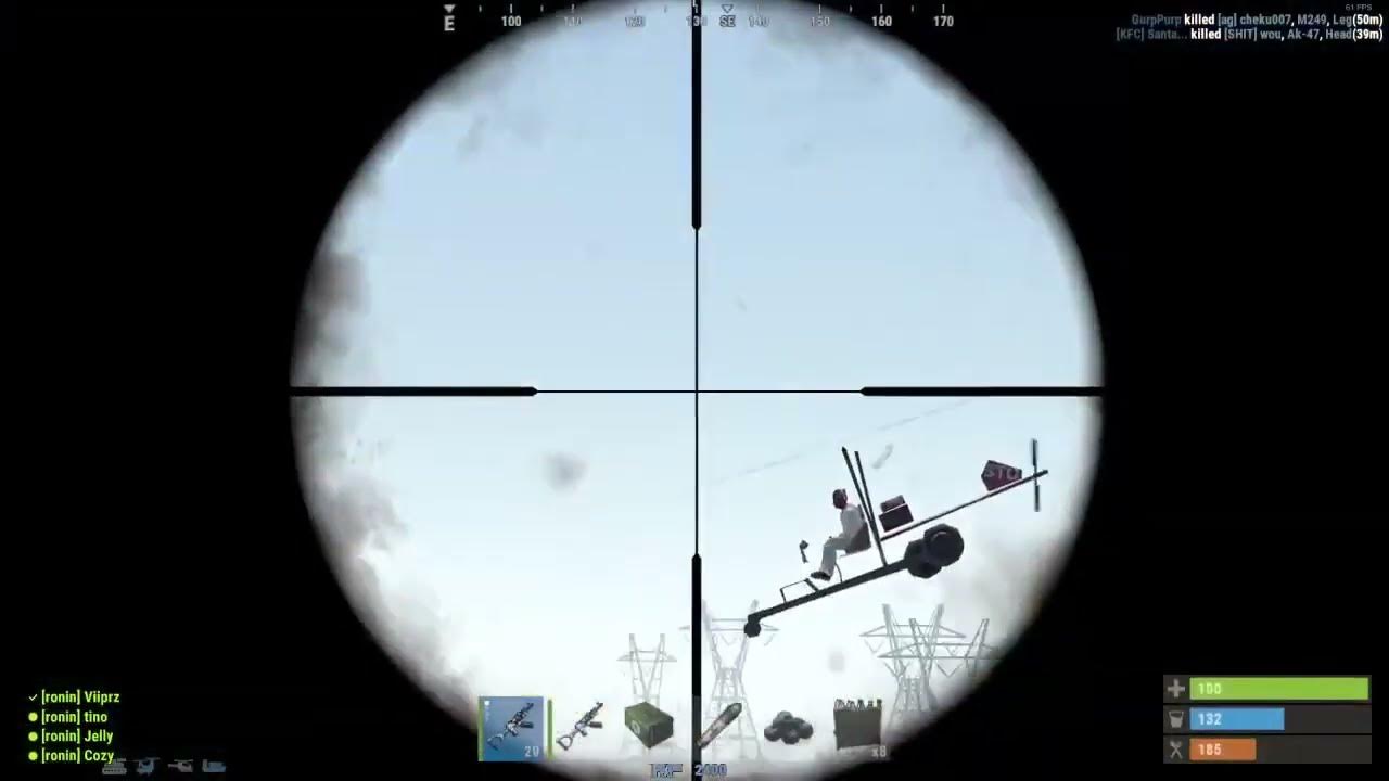 Rust Ak With 8x Scope Youtube