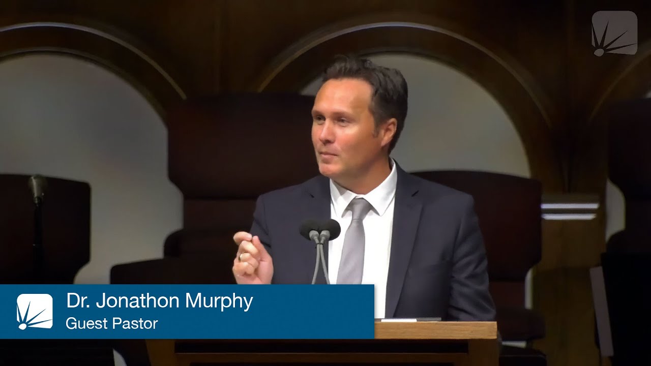 August 1, 2021 - Special Guest Dr. Jonathan Murphy preaching, “Lesser ...