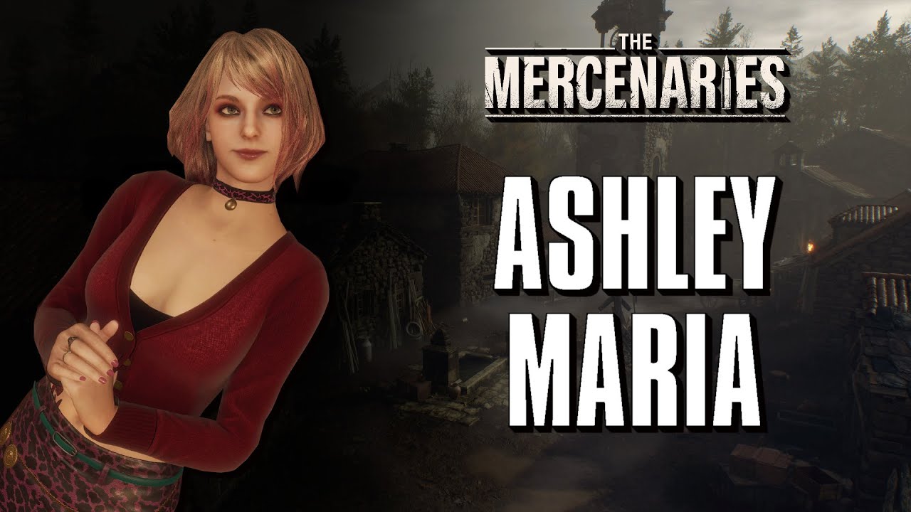 RE4 Remake Mercenaries - Ashley Maria - Village - YouTube