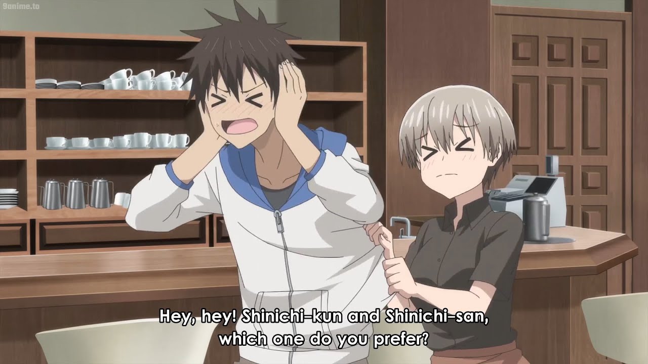 Hana talks too much giving Shinichi a headache Ep 1 [ Uzaki-chan Wants ...
