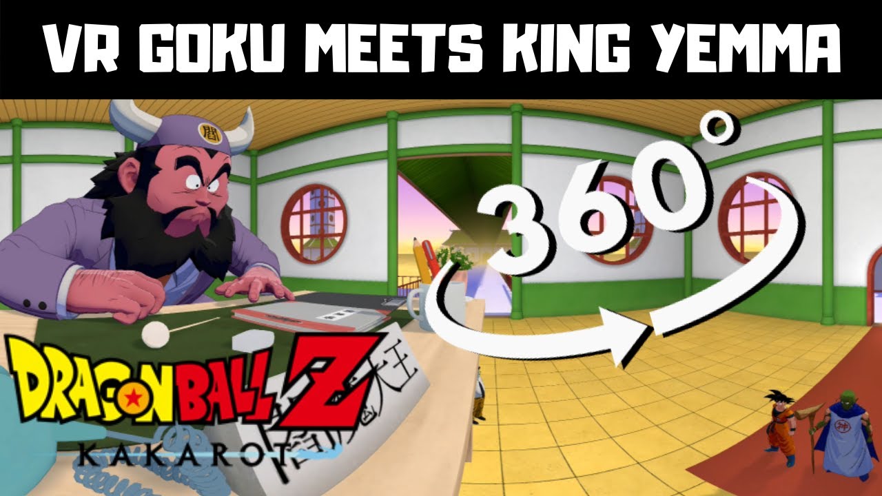 Dragon Ball Z VR Gameplay English Kakarot VR 360° Goku Meets King Yemma ...