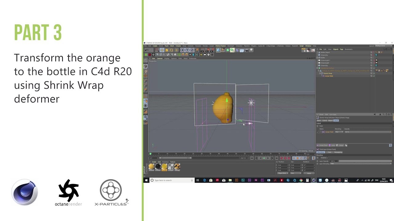 commercial animation for orange juice drink-part3 - YouTube
