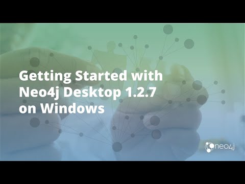 Getting Started with Neo4j Desktop 1.2.7 on Windows (Download, Install, Setup) - YouTube