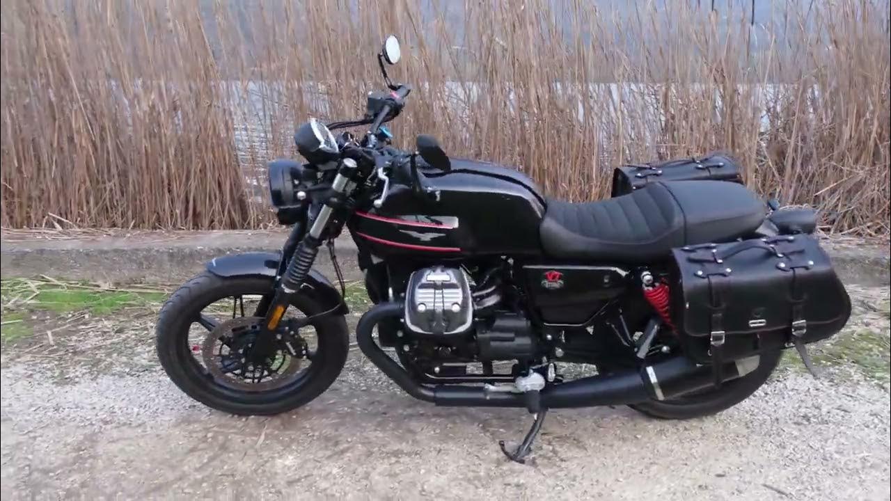 Moto Guzzi V7 Stone Special Edition Con Borse Laterali Di Franco Cuoio Youtube