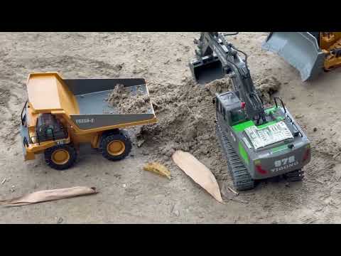 RC excavator Yigong with Rc mini Truck | Remote Control Excavator Toy RC  #yigong  #minitruck