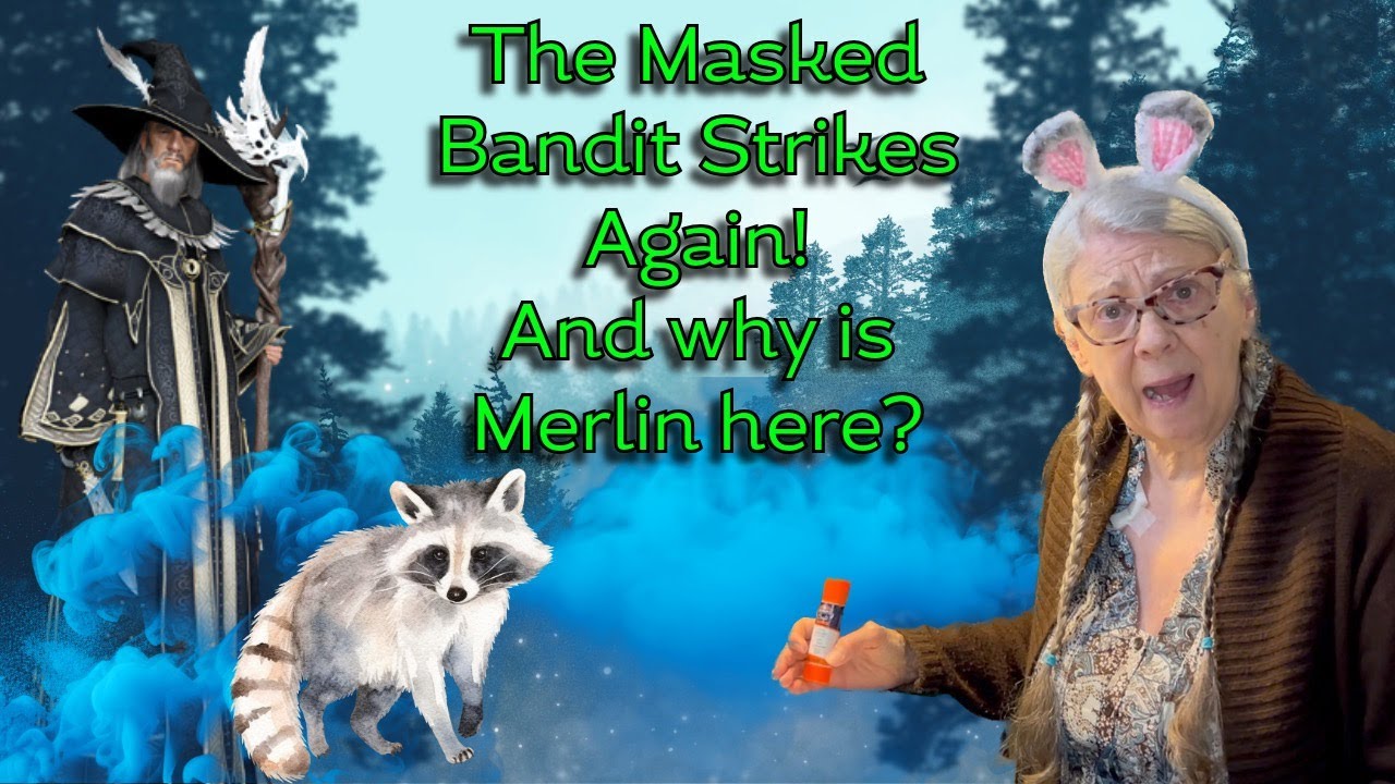 The Masked Bandit Strikes Again! #journalwithme - YouTube