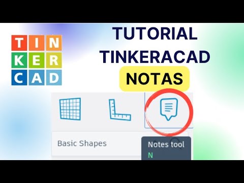 TUTORIAL NOTAS de TINKERCAD | DISEÑOS TNKERCAD - YouTube
